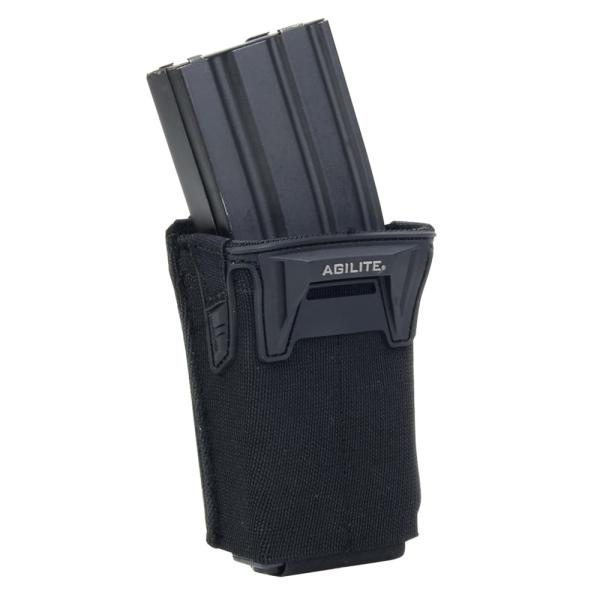 ●伸縮ナイロンと軟質樹脂を組み合わせた画期的なライフルマグポーチ●世界各国の軍や法執行機関から高い評価を受けるイスラエルのタクティカルギアメーカー、AGILITE（アジライト）。●マグポーチの詳細 収納数:ライフル：シングルマガジンポーチ（...