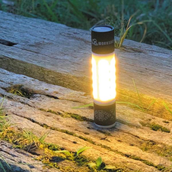 ●ハンディ、ランタン、バッテリーが一体化。頼れるミニLEDライト●日本のアウトドアメーカー「株式会社TRYL」が運営するブランド「5050WORKSHOP」製のハンディライト、ランタン、モバイルバッテリーが1つになったミニマムLEDライト。...