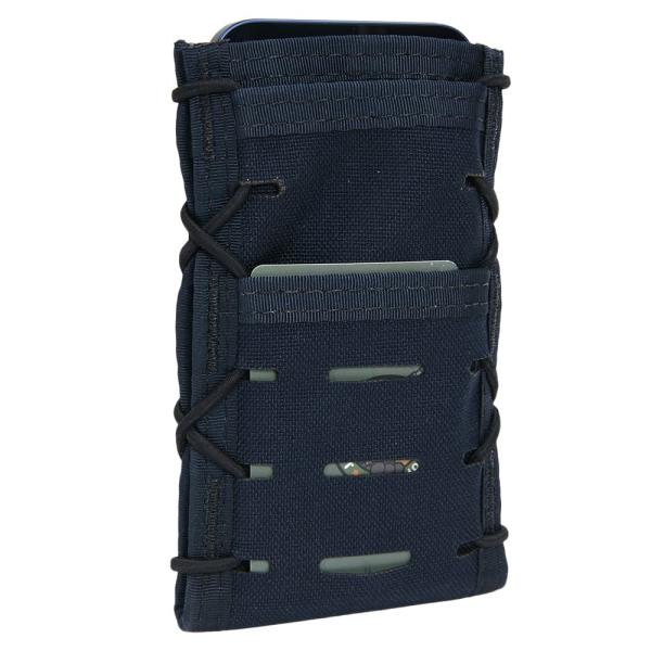 ●ハイスピードギアから 最新のデバイスポーチ、大小の2種類サイズで登場●携帯やスマホなどへユニークなデザインでデバイス収納にうまく順応した最新ポーチ。2サイズで厚みはパラコード調整。2層構造で素材はラミネート1000dコーデュラ、耐久性があ...