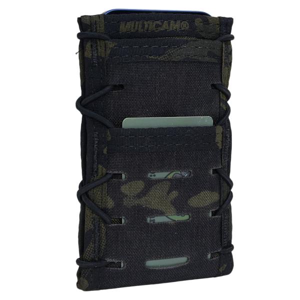 ●ハイスピードギアから 最新のデバイスポーチ、大小の2種類サイズで登場●携帯やスマホなどへユニークなデザインでデバイス収納にうまく順応した最新ポーチ。2サイズで厚みはパラコード調整。2層構造で素材はラミネート1000dコーデュラ、耐久性があ...