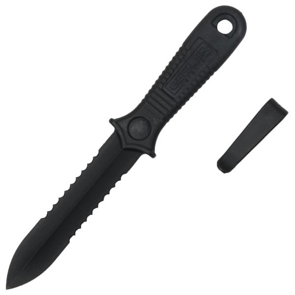 ●安全と実践、その両方を極める●実戦的なナイフスキルを安全かつ効果的に習得するための、プロフェッショナル仕様のトレーニングツールです。●トレーニングブーツナイフ /【ロング】 全長:約20cm ブレードの長さ:約10cm 重量:約30g 材...