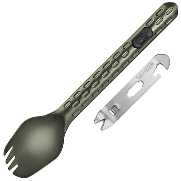 ●食器とツールが一つになったユニークアイテム●リーズナブルで高品質なナイフ、マルチツールなどを製造、販売するメーカー「GERBER」のフォークの裏側に小型のマルチツールが取り付けられたスプーン。●スプーンの詳細 サイズ(長さ×幅):7.6×...