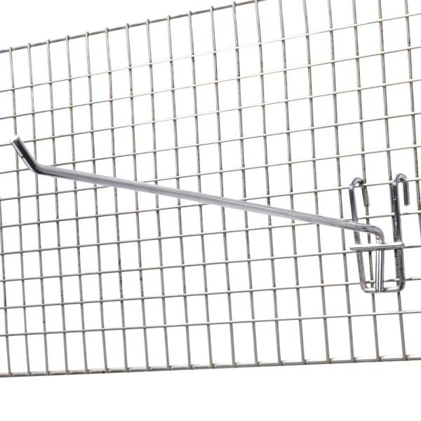 ●商品陳列などに便利なディスプレイ用品●一般的な5cm角のディスプレイネット(格子状のネット什器)に対応しており、商品などを陳列するための定番アイテム。使い方次第では倉庫や工房などの作業スペースで、工具・資材の整理にも活用できます。●コネク...