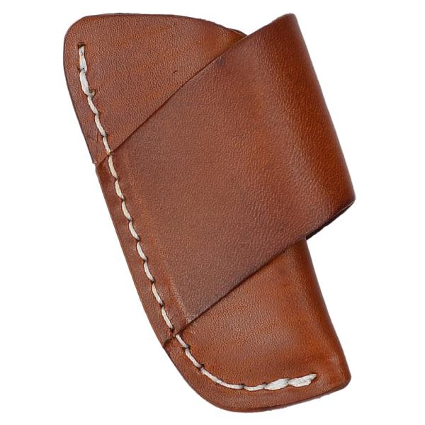 ●ナチュラルレザーで持ち歩く、スマートなナイフ収納●Sheathsのレザー製ポケットナイフ用シースは、携帯性と扱いやすさを重視した実用的なアイテム。●ナイフシースの詳細 サイズ（長さ×幅×マチ）:約90×50×10mm、重量:約25g、素材...