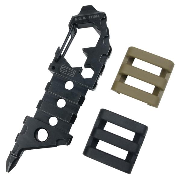 ●ピカティニーレールがモチーフのタクティカルマルチツール●Sektor3 Tools製の、チタニウムから一体成型されたマルチツール。●マルチツールの詳細 長さ:約9cm、厚さ:約7.5mm、重量:約37g、素材:チタニウム、機能:プラスドラ...