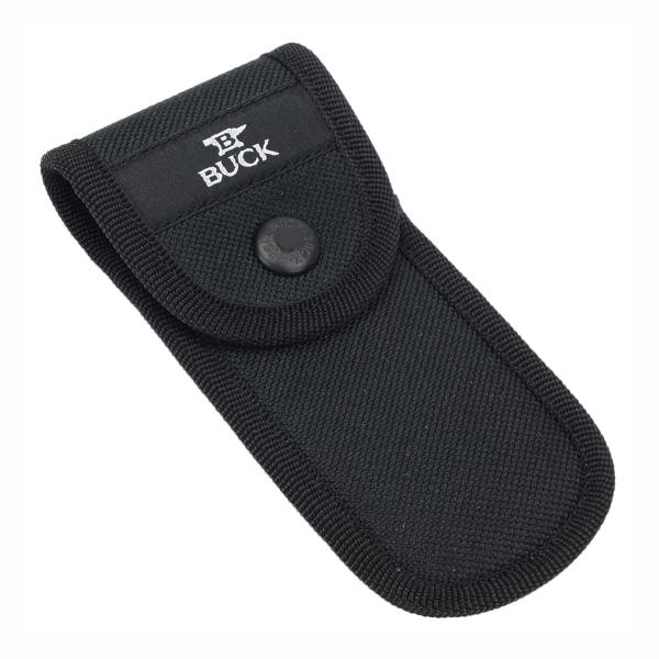 ●薄いクッション性のある生地で110ナイフを収納できるシース●BUCK Knives(バック ナイヴズ)の110フォールディングハンターの折りたたみナイフ専用シース、110 Folding Hunterです。耐久性や耐摩耗性に優れたポリエス...
