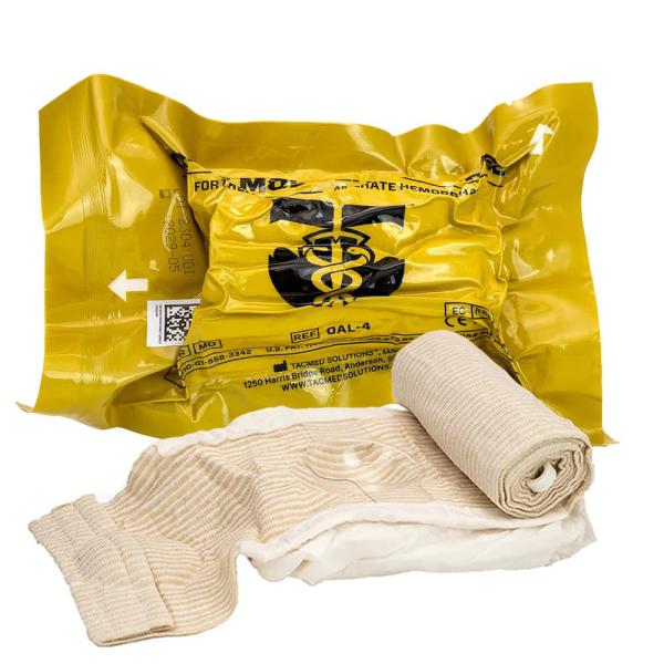 ●便利なアイテムが一つになったバンデージ●タクティカル メディカル ソリューションのオラエス モジュラー バンデージです。包帯には約3メートルの滅菌ガーゼ、外気や細菌から傷口を守る密閉シート、さらに止血に便利な透明の圧力カップが付いており、...