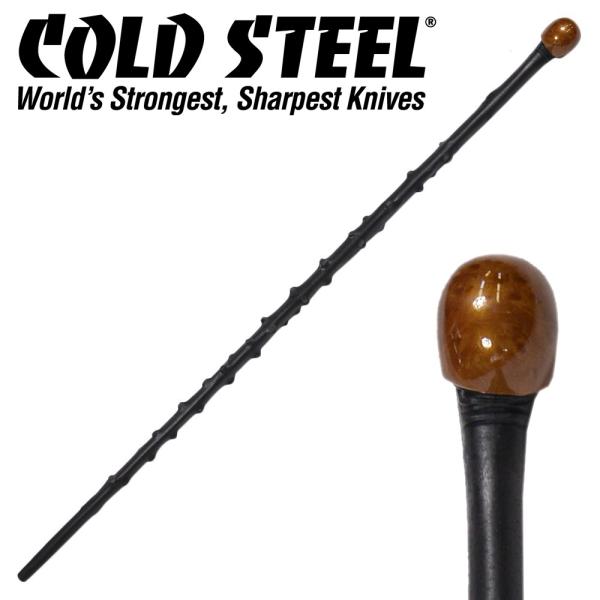 ●全長150cmのウォーキングステッキ●COLD STEEL(コールドスチール)のウォーキングスティック、ブラックソーン スタッフ。全長約150cmと長めの作りが特徴的。●杖の詳細 全長:約150cm、重量:約1.4kg、素材:ポリプロピレ...