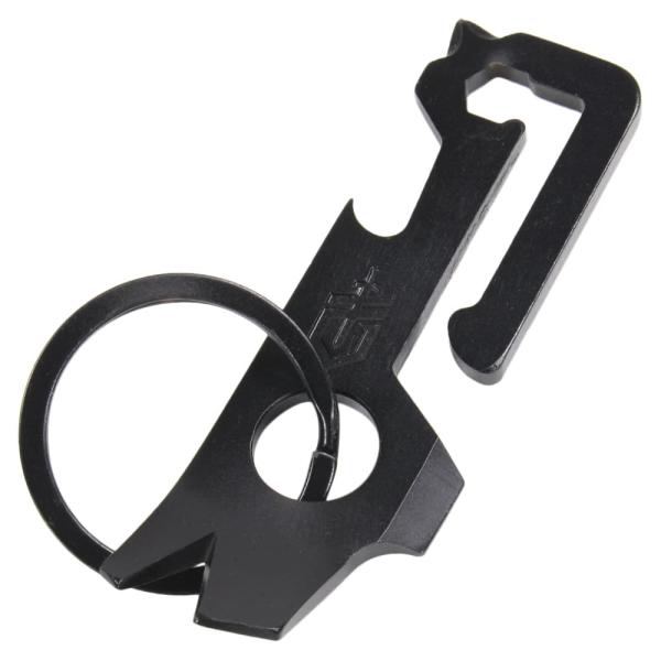 ●シンプルながらも多彩な機能を持ったマルチツール●六角レンチや、大中小3つの大きさのマイナスドライバーなど11種類のツールが装備されています。ベルトループハンガーとキーストラップが付いているので、持ち歩きの際には好みに応じた装着方法を選べる...