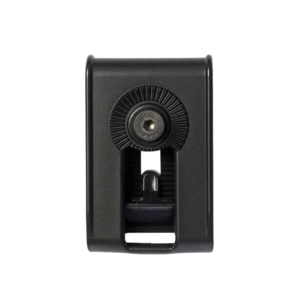 ●同社のポリマーホルスター専用の純正カスタムパーツ●イスラエルの銃器アクセサリーメーカー「IMI Defense」のホルスター/マガジンポーチ用ベルトクリップです。ベルトを着けたままでも、上から差し込むだけでホルスターを装着できるクリップス...