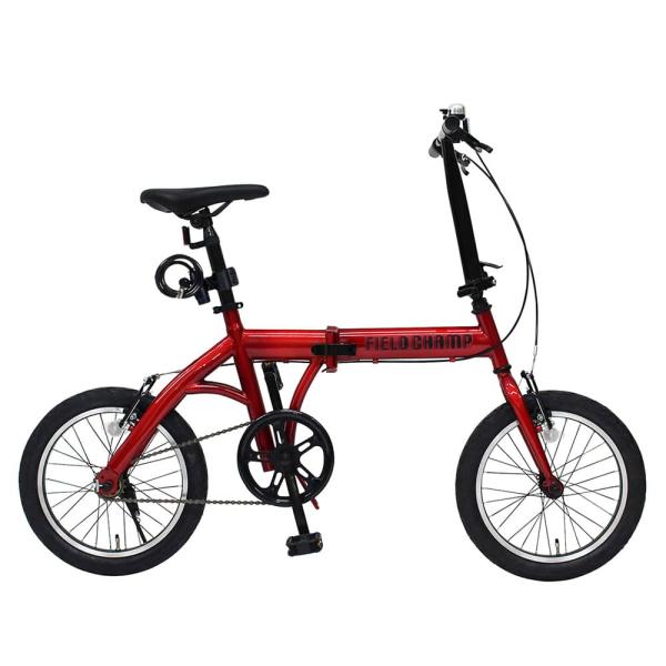 ●街乗りに適した安定感と携行性を備えた16インチ自転車●【直送 代引き不可】●折りたたみ自転車の詳細 仕様：折畳みフレーム・折畳みハンドル・シングルギア・ワイヤーロック商品サイズ(組立時)（W×D×H):約132×55×98cm、商品サイズ...