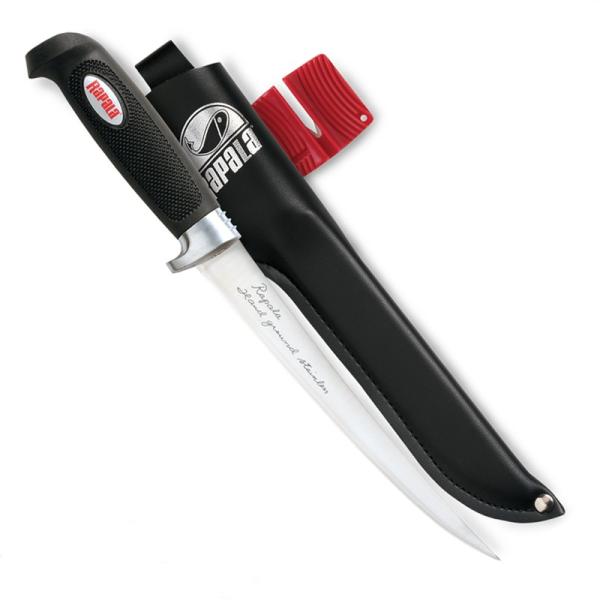 ●魚の背骨に沿って進む、細くカーブしたしなやかなブレード●フィンランドの釣り用品のブランド、ラパラのソフトグリップ フィレナイフです。細くカーブしたしなやかなブレードが魚の背骨に沿って進むため、身を綺麗に骨から外すことが可能。ラバー製のグリ...