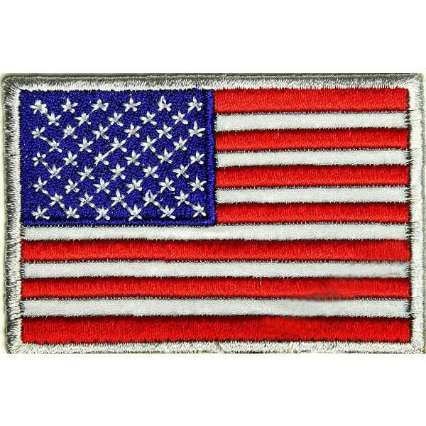 ●「ミリタリーパッチ 星条旗 反射板 アイロンシート付」●アメリカの国旗 星条旗のミリタリーパッチ。アメリカンフラッグを横線部分が反射板になっています。●ミリタリーパッチの詳細 カラー スタンダード×シルバーサイズ 約75×50mm[仕様・...