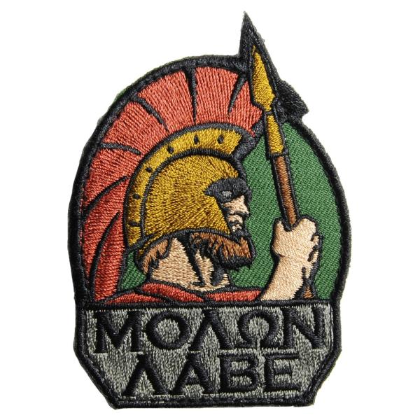 ●「MOΛON ΛABE」の文字が刺繍されたパッチ●豊富なバリエーションで有名なMIL-SPEC MONKEY(ミルスペックモンキー)が製作したワッペンです。裏側にベルクロ(オス)が縫い付けられているため、ベルクロシートのあるジャケットやバ...