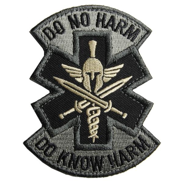 ●医療特殊部隊にぴったりのデザインがされた刺繍パッチ●高品質なジョークパッチを提供するMIL-SPEC MONKEYの刺繍パッチ。世界中の救急医療のシンボルマークであるスター・オブ・ライフのマークを元に、「DO NO HARM」の文字と、海...