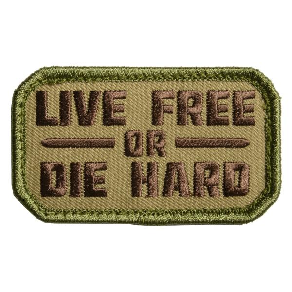 ●ベルクロ付きで装着簡単なパッチ●様々な種類のパッチを世に送り出すMIL-SPEC MONKEY(ミルスペックモンキー)のLIVE FREE OR DIE HARDの文字が刺繍されたミリタリーパッチです。●ミリタリーパッチの詳細 サイズ(縦...