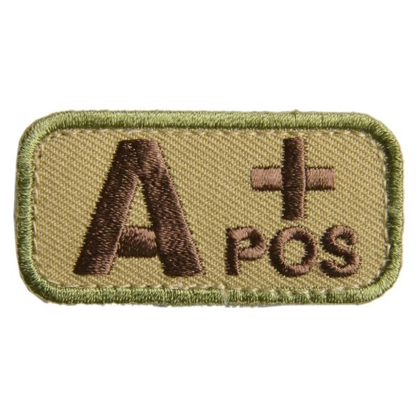 ●血液型が一目でわかるパッチ●豊富な種類のパッチで人気が高いMSM(ミルスペックモンキー)のワッペン。「A」「B」「O」「AB」各血液型の後に「+POS」と表記された刺繍パッチ。●ミリタリーパッチの詳細 サイズ(縦×横):約2.5×5cm[...