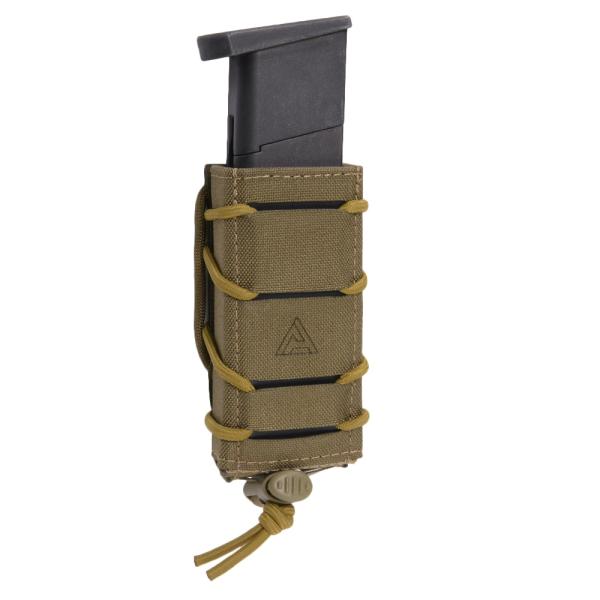 ●マガジンの落下防止に優れたポーチ●DIRECT ACTION(ダイレクトアクション)のSPEED RELOAD POUCH - PISTOL(スピードリロードポーチ - ピストル)です。ポーチ前後の硬質プラスチックにより、マガジンをしっか...