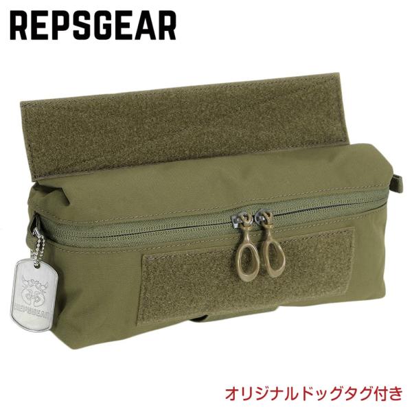 ●サブ収納として活躍する拡張用ポーチ●手頃な価格で高品質なプロダクトを展開する「レプズギア」の「FERRO CONCEPTS - The Mini Dangler」をモデルにしたポーチ。。ベルクロパネル付きのプレートキャリア下腹部に接続。●...