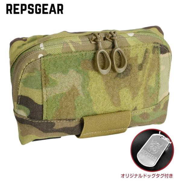 ●独自の形状にすることでマガジンとの干渉を最小限にしたポーチ●「FERRO CONCEPTS(フェローコンセプト)」社の「MOLLE Admin Panel」をモデルにしたポーチ。本体は逆3角形になっており、ポーチを胸部に付けた状態でマガジ...