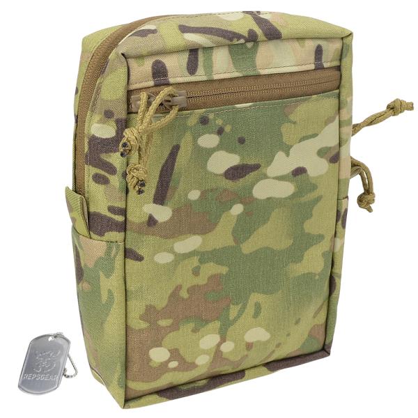 ●装備と干渉しにくい、縦型ユーティリティポーチ●手頃な価格でありながら、高品質なプロダクトを展開する「REPSGEAR（レプズギア）」が設計した、実用性に優れた縦型ユーティリティポーチです。 ●ユーティリティポーチの詳細 サイズ(縦×横×マ...