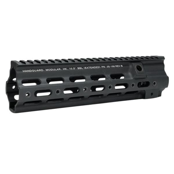 ●HK416に対応した軽量なモジュラーレールハンドガード●トイガンパーツメーカー「ASURA DYNAMICS」のエアソフトガン用レイルハンドガード。●レールハンドガードの詳細 適合:ミリピッチのバレルナットに対応した各社電動ガンHK416...