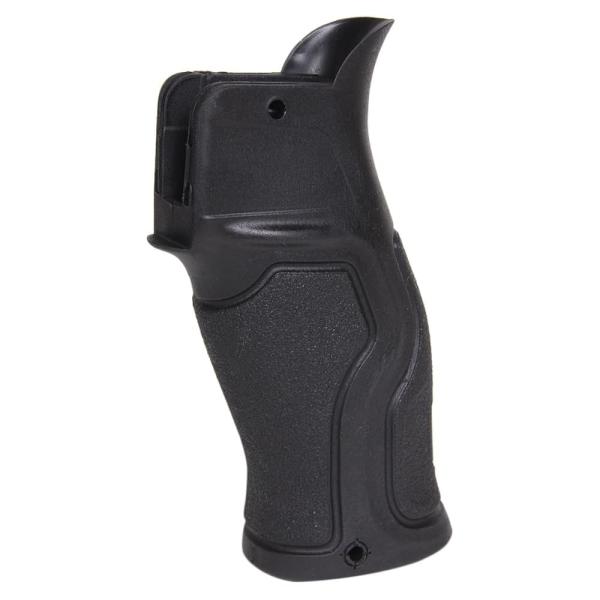 ●近年のトレンド射撃テクニックに合わせたこだわりのフォルム●「GRADUS(グラダス)」シリーズはCQBおよび精密射撃をサポートするグリップで、従来の物よりも角度を15度下げたフォルムが特徴的。脇を締めてグリップが体に近づくようなCQB特有...