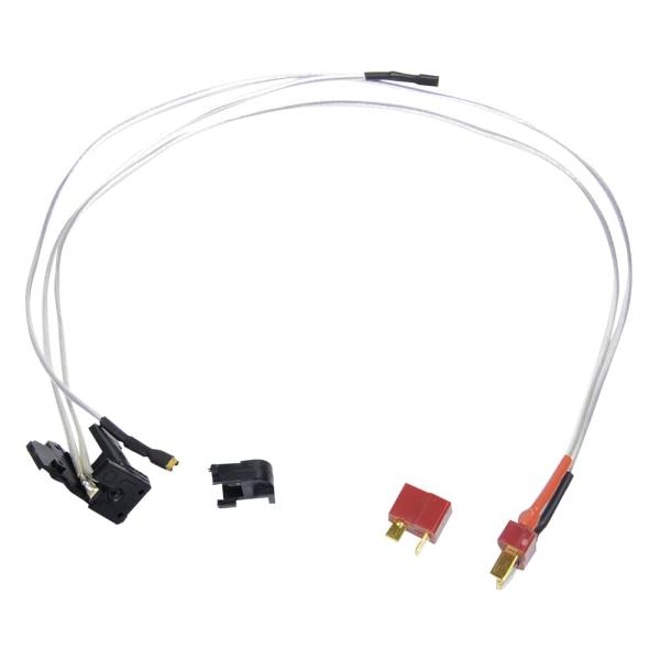 ●メカBOXのスイッチ配線周りが一つになった耐熱性抜群の配線キット●電動ガンの内部パーツやアタッチメントの製造・販売を行っている台湾のトイガンメーカー「SLONG AIRSOFT」のスイッチ配線キットです。スタンダード電動ガン メカボックス...