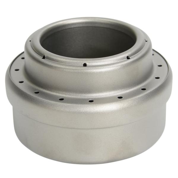 ●素材に純チタンを使用したコンパクトなアルコール式ストーブ●キャンプなどアウトドアでの持ち運びに適した軽量&amp;コンパクトな純チタン製アルコールストーブです。内側には30mlと60mlの目盛入り。30mlのアルコールであれば5分間程燃焼...