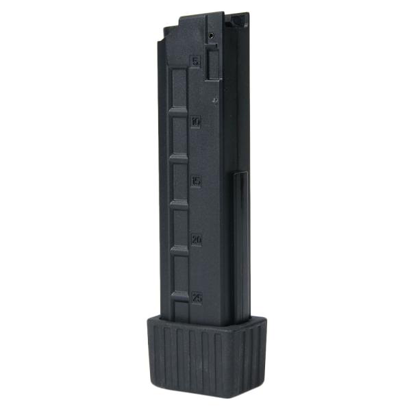 ●サバゲー用に揃えておきたい予備マガジン●ARROW ARMS製電動ガン APC9-K用のスプリング式スペアマガジン。●マガジンの詳細 /【ショートマガジン】 全長:約13cm 装弾数:約65発/【ミドルマガジン】 全長:約16cm 装弾数...