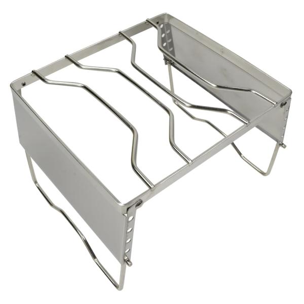 ●コンパクトに収納することができる折りたたみ式クッカースタンド●ソロキャンプにオススメの調理用折りたたみ式クッカースタンドです。設置から片付けまで簡単に行える手軽さが魅力的。コンパクトに折りたためるのでバッグの中でもかさばりません。飯盒焚き...