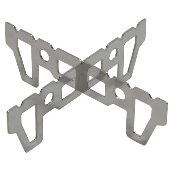 ●アルコールストーブで湯沸かし、調理を可能にする専用ゴトク●アルコールストーブに設置するだけでコンロの出来上がり。大がかりな機材を必要としないミニマルなキャンプにオススメです。※商品は五徳のみです。アルコールストーブは付属しません。●五徳の...