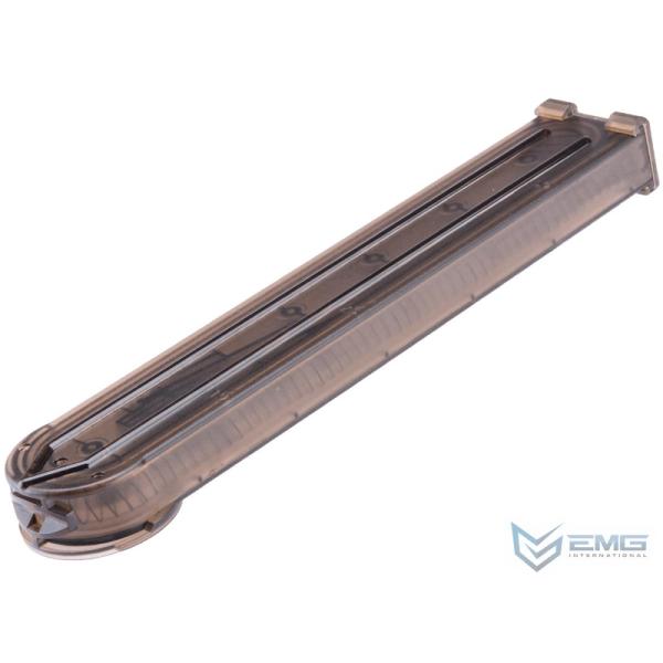 ●リアカンと多弾を切り替え可能。新規設計のP90用スプリング式マグ●KRYTAC / EMG / Cybergunのトリプルネームのコラボにより実現した、FN HERSTAL公認の電動ガン「FN P90 AEG」専用の純正スペアマガジンです...