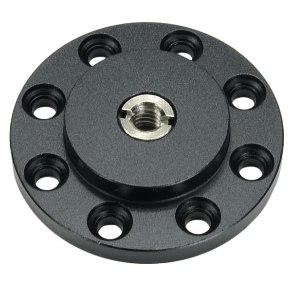 ●カメラ用三脚をオシャレなテーブルにカスタマイズ●カメラ用三脚をテーブルとして使用可能にするカスタムプレート。●カスタムプレート /【小】 直径:50mm 付属品:取り付けビス/【大】 直径:70mm 付属品:取り付けビス[仕様・意匠は予告...