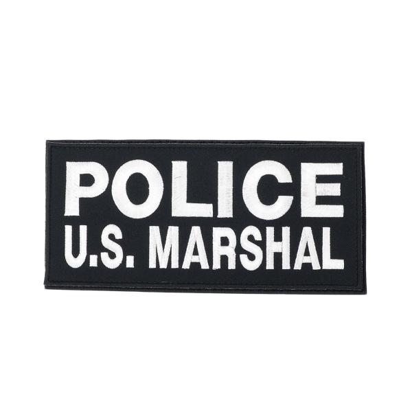 ●LE装備を極めるミリタリーパッチ●法の名のもとに任務を遂行する、U.S. MARSHAL(連邦保安官)の象徴パネル。黒字に白文字を配した高視認デザインは、LE（Law Enforcement＝法執行）スタイル装備に欠かせない定番カラーです...