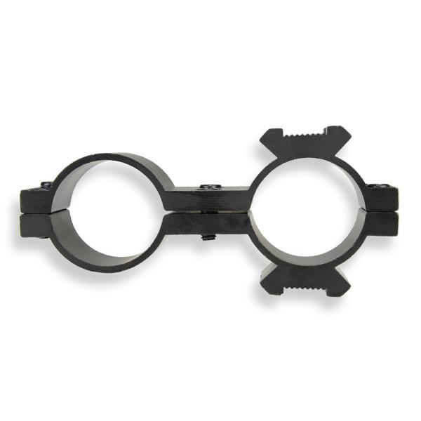 ●ライフルスコープにライトなどを付けるためのマウントリング。●ライフルスコープなどにドットサイトやレーザー、ライト等を装着するためのマウントリング。対応チューブ径はどちら側も約25mmになっており1インチサイズに取り付け可能。●マウントリン...