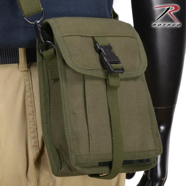 ●使い勝手の良いサイズ感と多機能収納●ミリタリーブランドROTHCO製のショルダーバッグ トラベルポートフォリオバッグ。ポケットやチャックなどが多く、携帯や財布などの小物が多く収納可能です。●ポートフォリオバッグの詳細 サイズ:約14.5×...