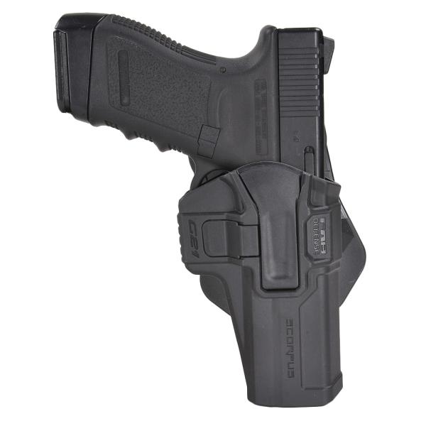 ●レベル1ながら高い保持力を誇るヒップホルスター●最先端のタクティカルウエポン、アクセサリーを製造・開発しているイスラエルの実物用ガンパーツメーカー「FAB DEFENSE(ファブディフェンス)」のSCORPUSホルスター LV.1です。●...