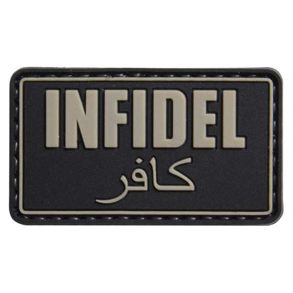 ●「INFIDEL」の英語とアラビア文字がデザインされたパッチ●FIVE STAR GEAR(ファイブスターギア)のミリタリーパッチ、INFIDEL MORALE PATCH(インフィデル モラル パッチ)です。「INFIDEL(インフィデ...
