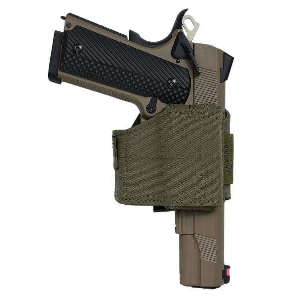 ●ほぼ全てのハンドガンに対応するロック機構付ピストルホルスター●大小様々なピストルに対応したWarrior Assault Systemsのホルスターです。オートマチックは勿論、リボルバータイプのピストルにも対応可能。トリガーガードをロック...