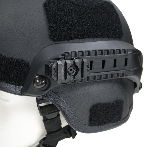 ●ヘルメットにライトを装着できる360度回転可能マウント●軍事用ヘルメットにライトを取り付けるために使用します。それぞれOPS-COREヘルメット用とTEAM WENDYヘルメット用の2種類を展開。レール部分が360度回転して10パターンの...