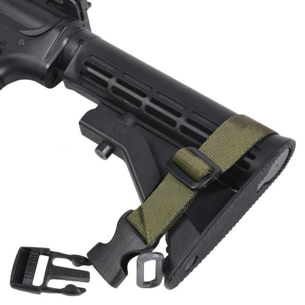 ●手持ちのスリングを、簡単にクイックリリースに変換●バイキングタクティクスのスリング拡張パーツ。拡張パーツのベルトを銃器に装着し、バックルの相方パーツにスリングを通すだけでアタッチメント部分が完成。スリングとライフルをワンタッチで素早く切り...