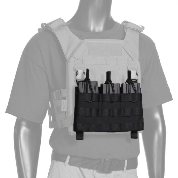 ●RPC用の拡張性に優れた3連マガジンポーチパネル●WARRIOR ASSAULT SYSTEMS社のリコンプレートキャリア（RPC）のフロントに装着する、交換用オープントップ3連ライフルマグポーチパネルです。5.56mmマガジン×3本、又...