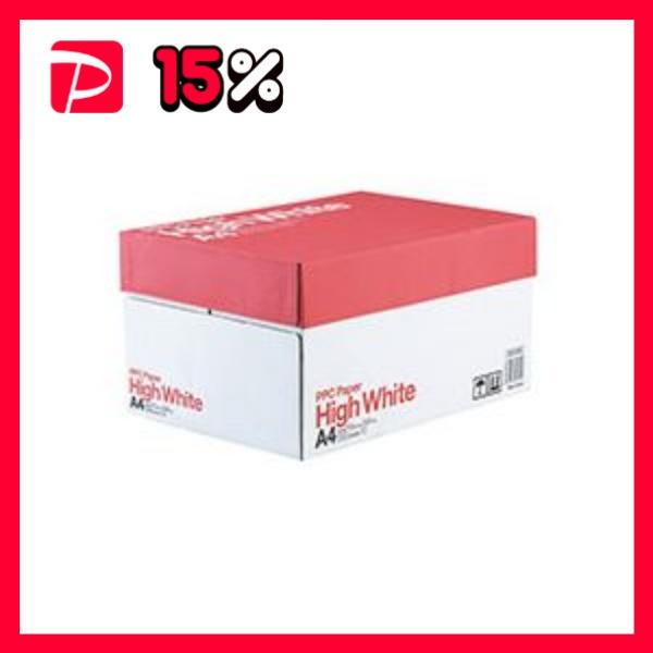 OA・プリンタ用紙 ＞   （まとめ）PPC PAPER High WhiteA4 1箱(5000枚:500枚×10冊) 【×2セット】 【ジャンル・特徴】 A3、A4、B4、B5サイズをご用意!白さ際立つ、高白色タイプのPPC用紙 [ 1...