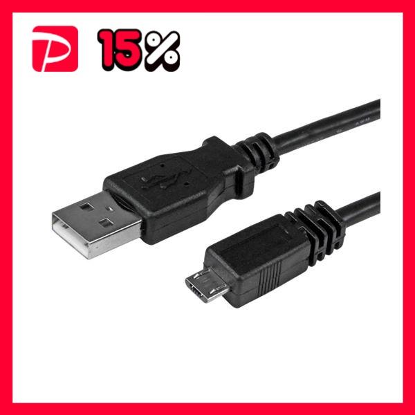 ケーブル・ケーブルカバー:その他のケーブル・ケーブルカバー ＞   （まとめ）StarTech MicroUSB2.0 変換ケーブルアダプタ 1m USB A(オス)-USB Micro B(オス) ブラック UUSBHAUB1M1本【×5...