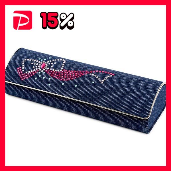 メガネケース ＞   デニム調 マグネット式 メガネケース コン TK-1367-6  [ TK-1367-6 ]