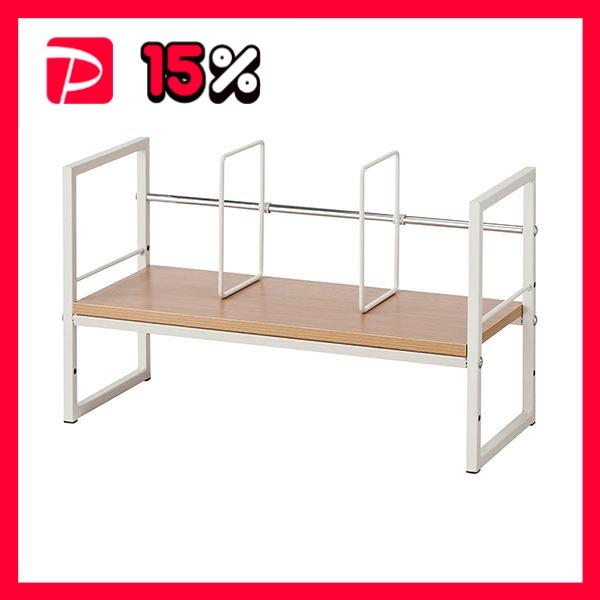 オフィス家具:その他のオフィス家具 ＞   YAMAZEN デスク上ファイルラック 幅590mm ウッドナチュラル DUF-6025WNIV 1台 【組立品】 【ジャンル・特徴】 机上空間を有効利用。 [ DUF-6025WNIV ]