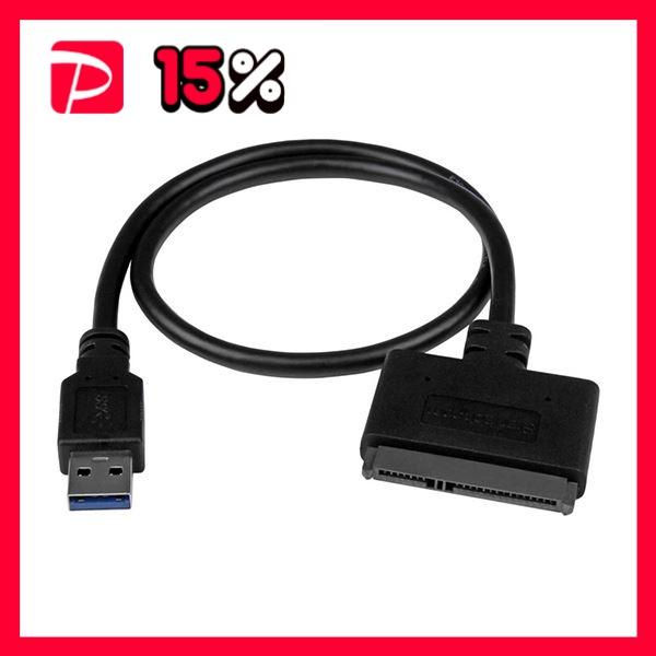ケーブル・ケーブルカバー:その他のケーブル・ケーブルカバー ＞   StarTech.com 2.5インチ SATA-USB3.1 アダプタケーブル USB3.1 2.5インチSATA SSD/HDD対応 USB312SAT3CB 1本 【...