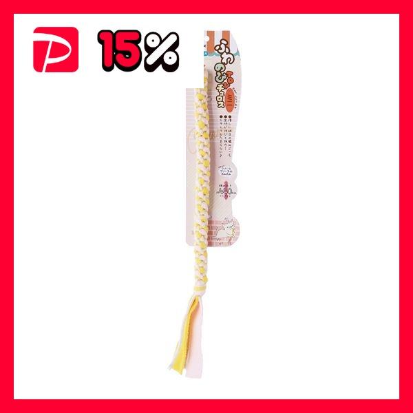 犬:おもちゃ ＞   ふわのびTOY ミニチュロス［犬用品］ 【ジャンル・特徴】 天然ロープとふわふわ生地を編みこんだ、やさしい噛みごこち