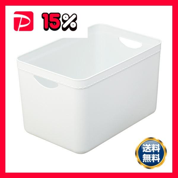 収納用品 ＞   （まとめ） 天馬やわらか収納ケース レギュラー 深型 ホワイト 1個 【×2セット】